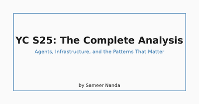 YC S25 Batch: 153 Startups Analyzed Company by Company